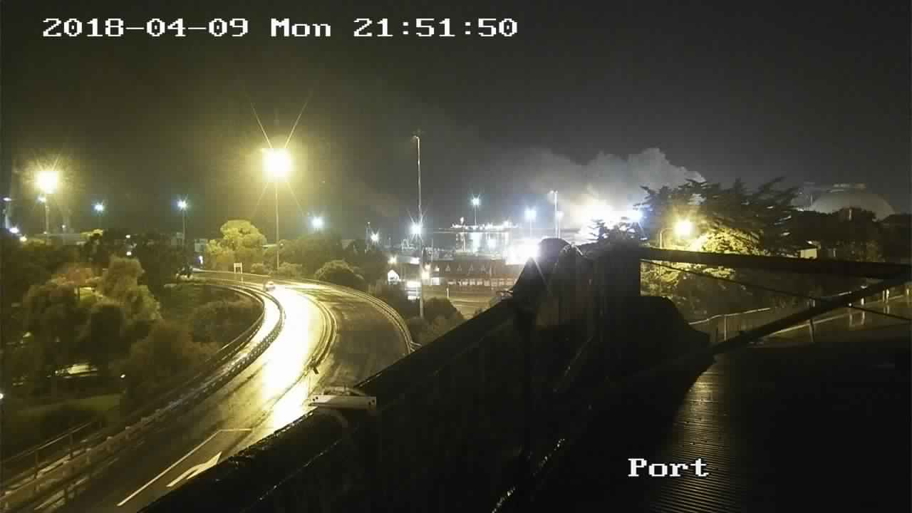 Ship on fire at Timaru port | Otago Daily Times Online News