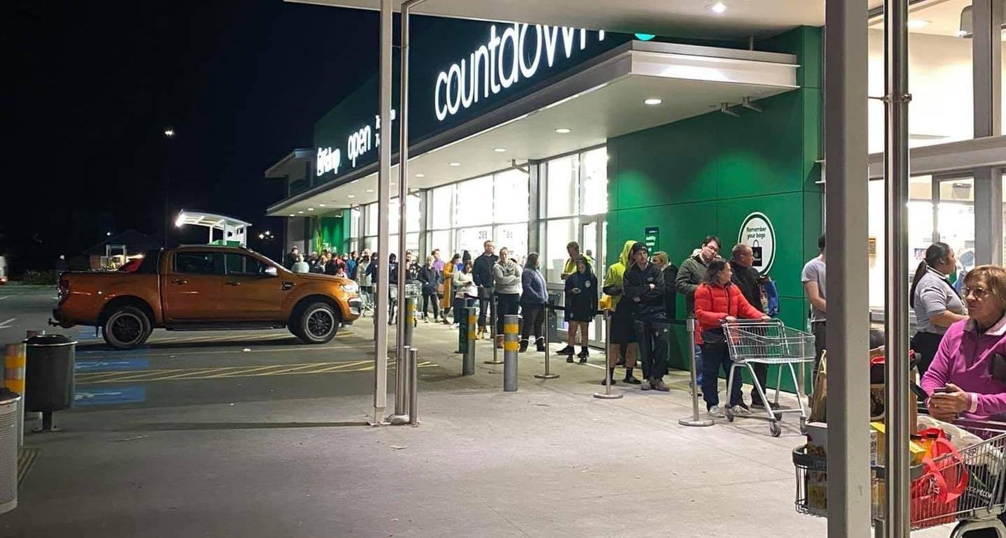'Moronic' shoppers seen sprinting for supplies | Otago Daily Times ...