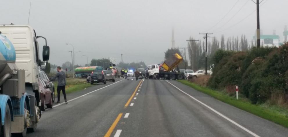 Milk tanker, truck in Southland crash | Otago Daily Times Online News