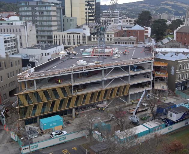 ACC’s new build set to delay traffic as crane dismantled | Otago Daily ...
