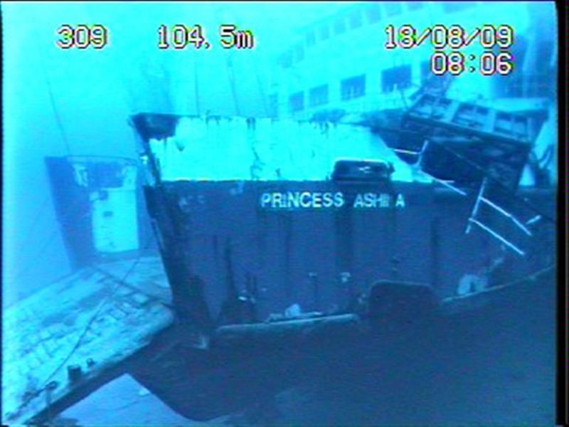 Navy identifies sunken ferry (+ pics) | Otago Daily Times Online News