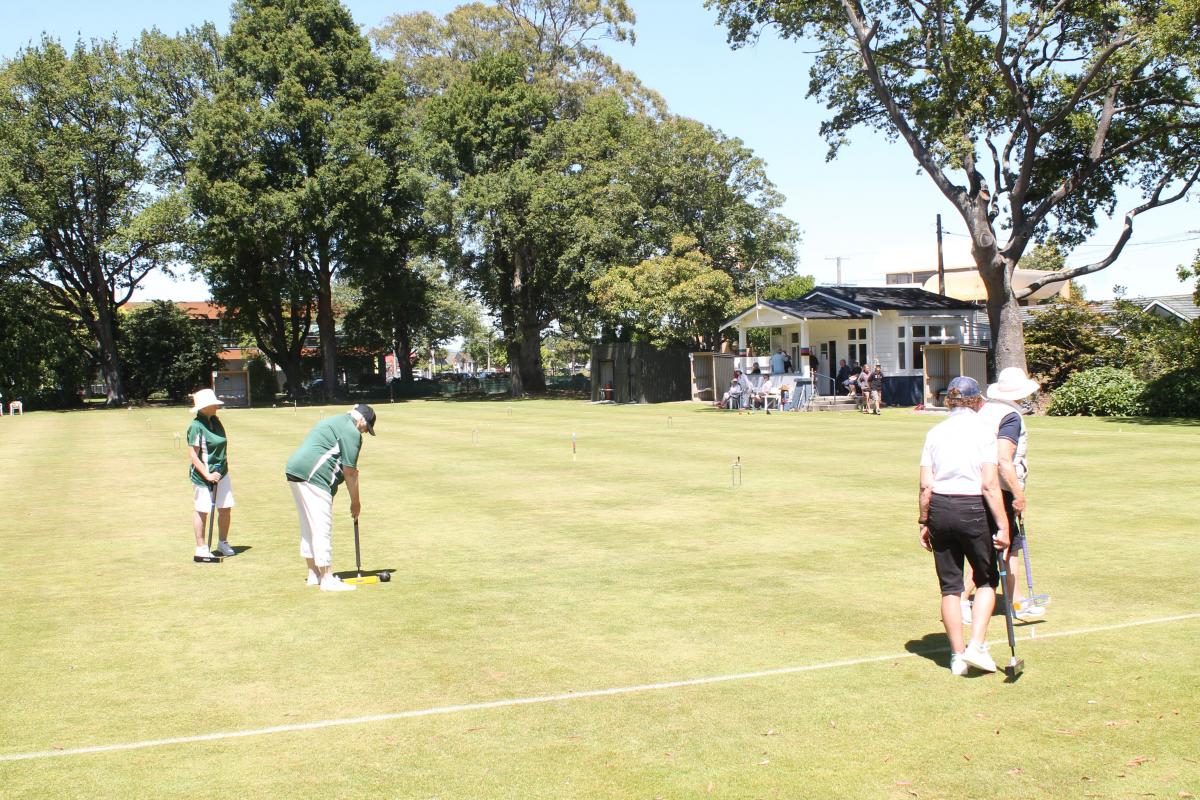 Beautiful day for a spot of croquet | Otago Daily Times Online News