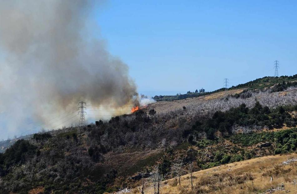 Choppers battle large fire on Port Hills, over 130 firefighters to ...