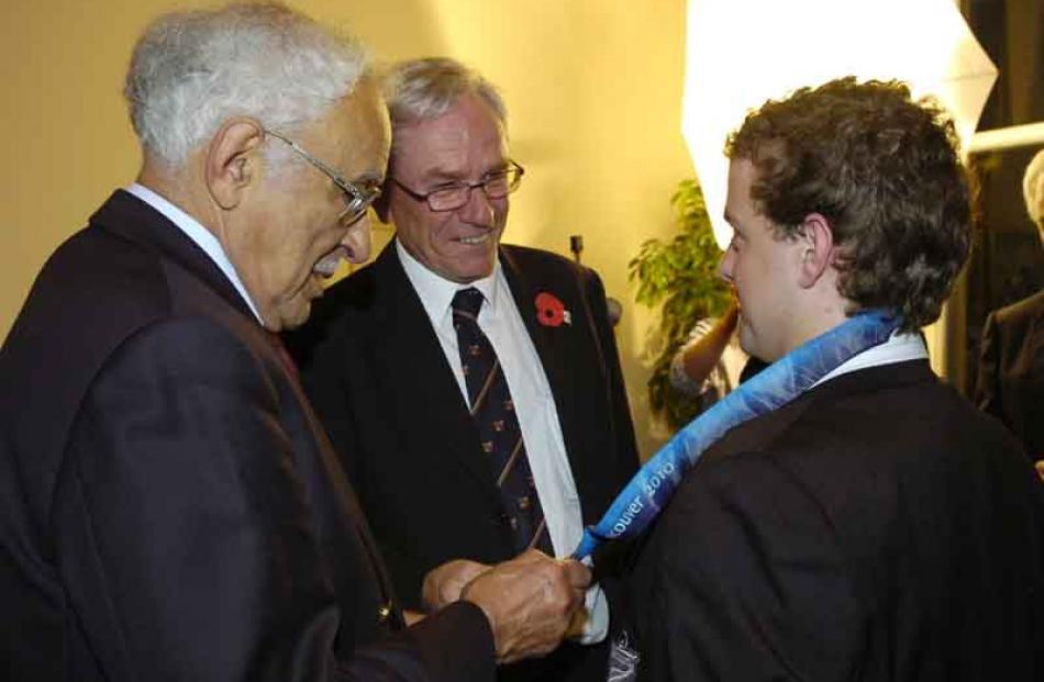 People: Civic reception for Adam Hall | Otago Daily Times Online News