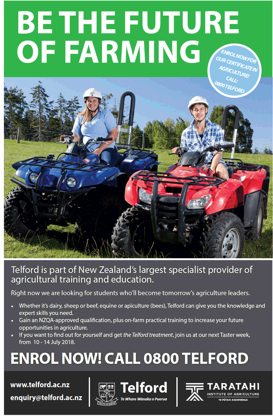 Taratahi and Telford: The future of farming | Otago Daily Times Online News